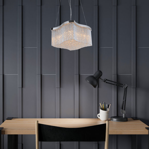 Mercer41 Hockaday 24 -light Crystal ChandelierDrum Dimmable - Wayfair Canada